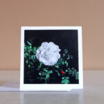 Wild White Roses n°3 – note card - Sylvia Casbourn